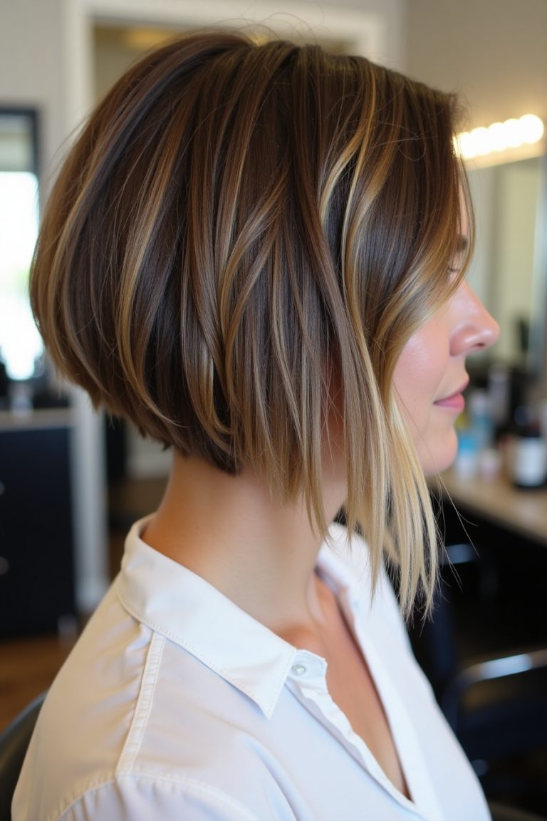 13 Stacked Bob Haircuts That Add Edge to Your Everyday Look